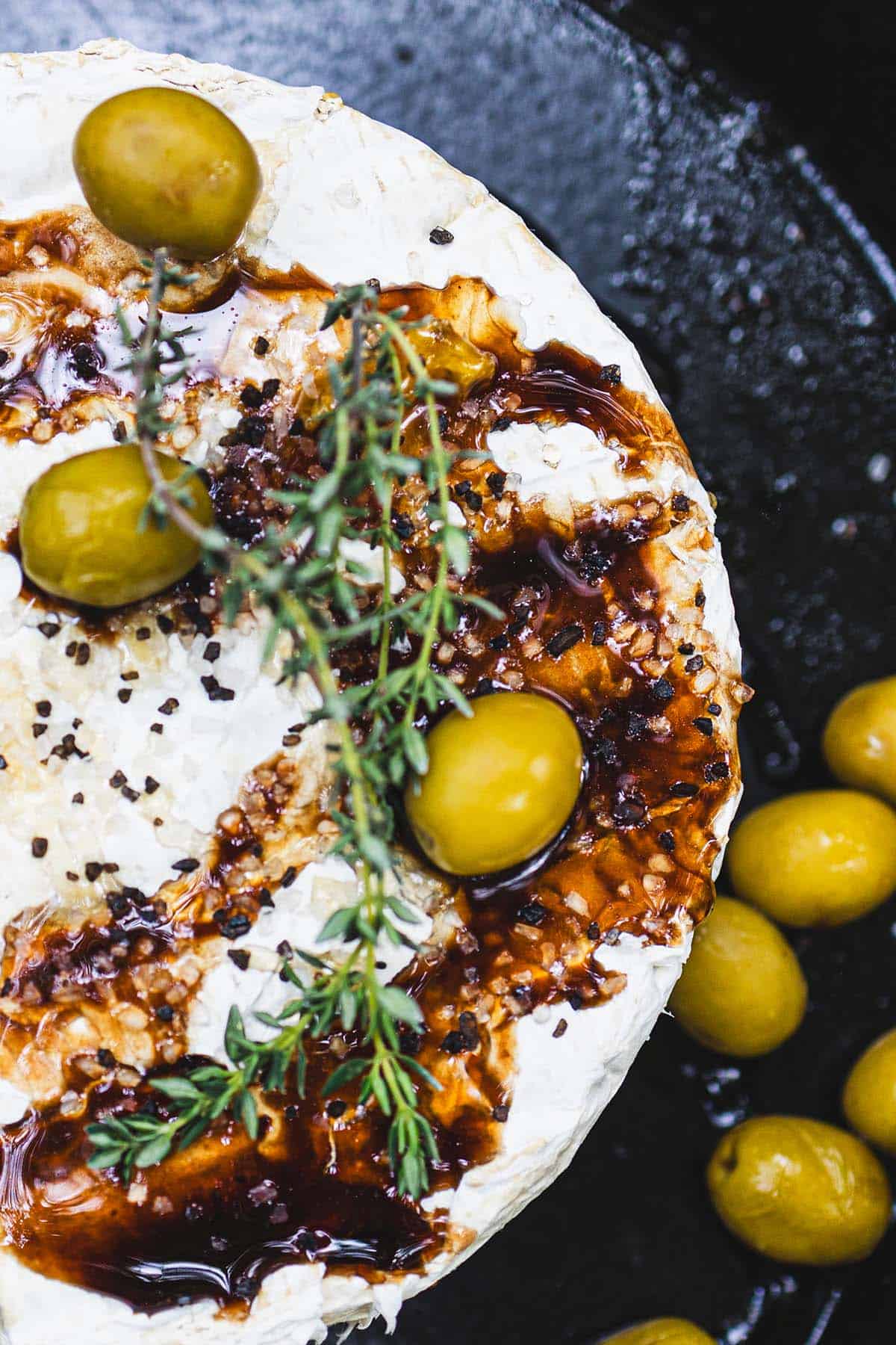 Campfire Hot Honey Brie Cheese Recipe - love & harvest